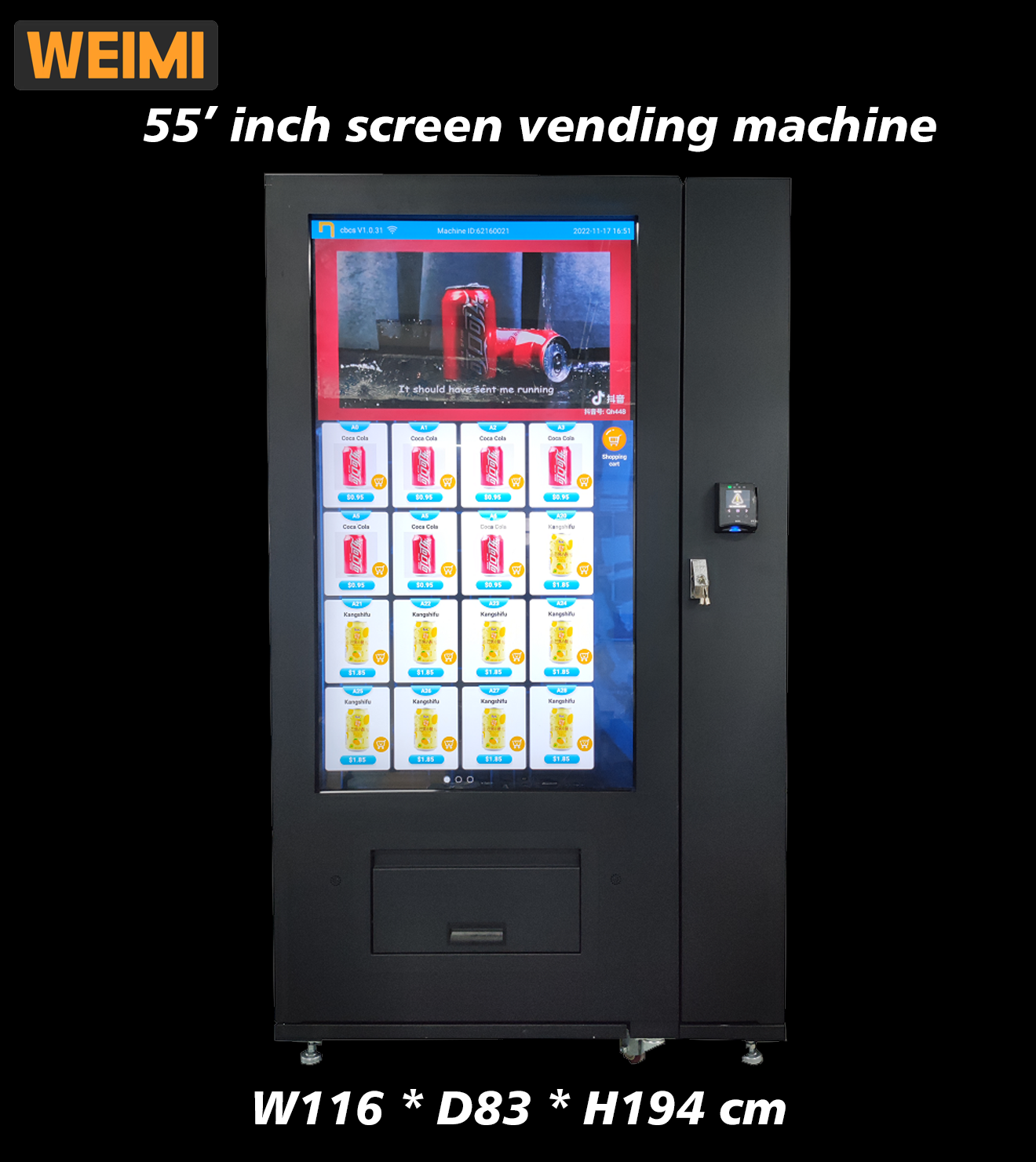 gym vending machine energy drink vending machine for sale
